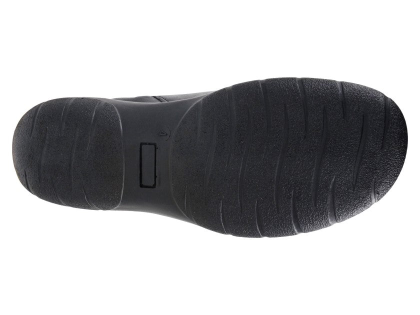 Mod Comfys Ladies Soft Leather Ankle Boot L615A Black – Schoose